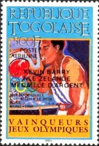 Stamp: Kevin Barry (Togo(Summer Olympic Games 1984 - Los Angeles ...
