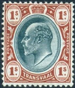 Stamp: Edward VII (Transvaal(King Edward VII) Mi:ZA-TV 110,Sn:ZA-TV 260 ...