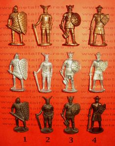 Meal Toy: Warrior (8th Century) / copper (Kinder Surprise, Italy(Kinder ...