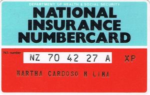 Functional Card: National Insurance Numbercard (Insurance, United ...