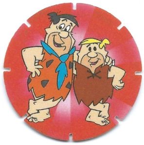 Meal Toy: Fred & Barney (Flippo's/Pogs/Tazos, Netherlands(Jam Caps) Col ...