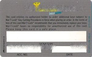 Functional Card: Mul-T-Lock (Security Companies, United Kingdom of ...