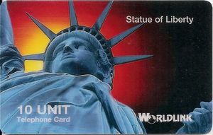 Phonecard: Statue of Liberty 10 Unit (Japanese) (WorldLink Comm. (WLC ...