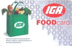 Gift Card: Shopping Bag (IGA, Australia(Iga) Col:AU-IGA-005-030