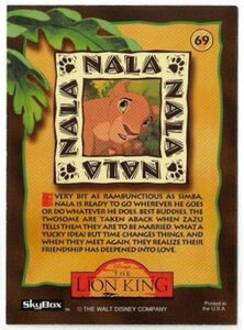 Tarjeta de juego: Nala (Disney(The Lion King - Series 1) Col:Disn-Lion ...