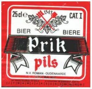 Drink Label: Prik Pils (Brouwerij Roman, BelgiumCol:BE-BEER-001306