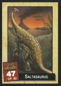 Game Card: Saltasaurus (Escape of the Dinosaurs) (Escape of the ...