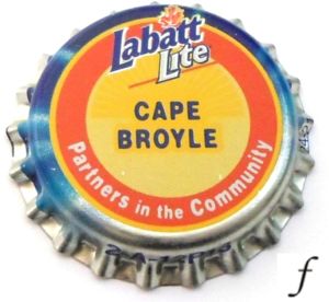 Bottle Cap: Labatt Lite Cape Broyle (Labatt Breweries of Canada ...