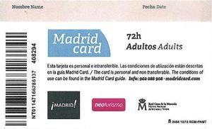 Tarjeta Funcional: Madrid Card Experience (Tourism, España) (MadridCard ...