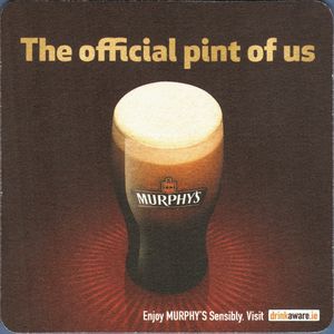Beer Coaster: Murphy's (Murphys, IrelandCol:IE-000703