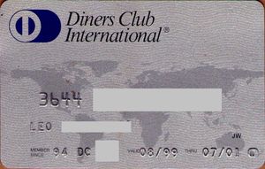 Bank Card: Diners Club International (Diners Club International ...