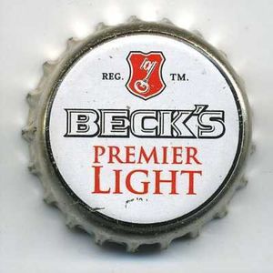 Bottle Cap: Beck's Premier Light (Brauerei Beck GmbH & Co., Germany ...