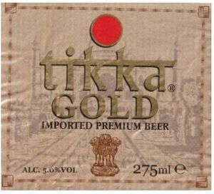 Drink Label: Tikka Gold (Brouwerij Van Steenberge, BelgiumCol:BE-BEER ...