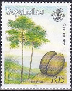 Stamp: Coco de Mer (Seychelles(Flora and Fauna Definitives (1993-2000 ...