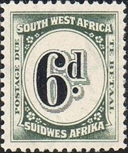 Stamp: Numeral (South-West Africa(Postage Dues (1931)) Mi:NA-SW P90,Sn ...