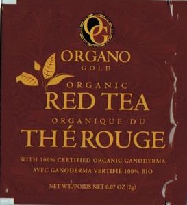 Tea Bag: Organic Red Tea, glossy (Organo Gold, United States of ...