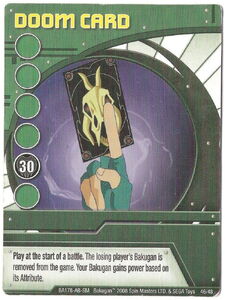 Game Card: Doom Card (Bakugan(Bakugan) Col:BA178-AB-SM