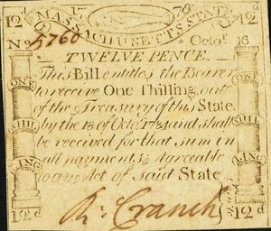 Banknote: 12 Pence (United States of America(Specialized Issues ...