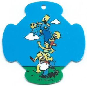 Juguete de comida: Bart, Homer, Lisa, Maggie, Marge Simpson (Flippo's ...