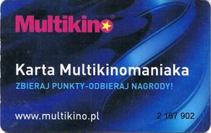 Functional Card: Multikino - Karta Multikinomaniaka (Cinema, Poland ...
