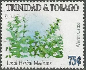 Stamp: Worm Grass (Trinidad and Tobago(Medicinal Herbs) Mi:TT 855,Sn:TT ...