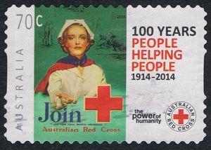 Stamp: Poster for Australian Red Cross (Australia(Centenary of ...