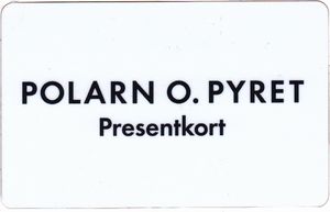 Gift Card: Presentkort (Polarn o. Pyret, Sweden(MegaCard) Col:S-PP-002c