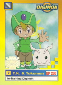 Game Card: 7 T.K. & Tokomon (Digital Digimon Monsters(Digimon Animated ...