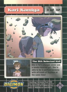 Game Card: Kari Kamiya (Digital Digimon Monsters(Digimon Animated ...