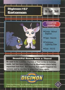 Game Card: 67 Gatomon (Digital Digimon Monsters) (Digimon Animated ...