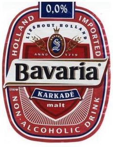 Drink Label: Bavaria Karkade (Bavaria Lieshout Holland, NetherlandsCol ...