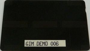 Phonecard: GIM Demo Card (Test, Proof, Sample & Expo Cards, United ...