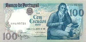 Banknote: 100 Escudos (Portugal(1978-1985 Issue) Wor:P-178c.1