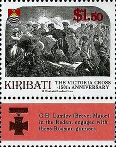 Stamp: Brevet Major C.H. Lumley (Kiribati(150th Anniversary of the ...