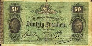 Banknote: 50 Franken (Switzerland) (Specialized Issues) Wor:P-S612