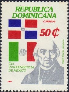 Stamp: Pater Miguel Hidalgo y Costilla (1753-1811) (Dominican Republic ...