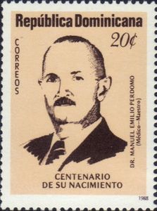 Stamp: Dr. Manuel Emilio Perdomo (Dominican RepublicMi:DO 1558,Sn:DO ...