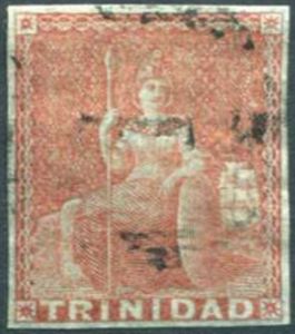 Stamp: Seated Britannia without Face Value (Trinidad(Seated Britannia ...