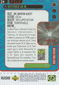 Game Card: Dr. Benton Quest (Jonny Quest - The Real Adventures(The Real ...