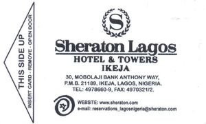 Hotel Card: Sheraton Lagos Hotels & Towers Ikeja - Lion Bank (Sheraton ...