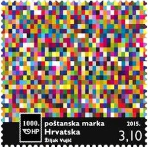 Stamp: 1000 Postage Stamps of the Croatian Post (CroatiaMi:HR 1178,Sn ...