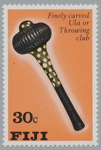 Stamp: Throwing Club (Fiji(Fiji Artifacts) Mi:FJ 382,Sn:FJ 392,Yt:FJ ...