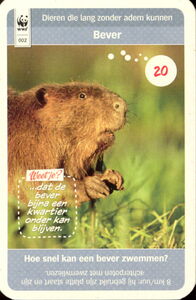 Game Card: Bever (Superdieren(Superdieren) Col:AH-SD1-002