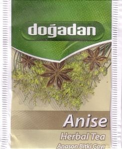 Tea Bag: Anise Herbal Tea/Anason Bitki Çayi, dif logo, flap (doğadan ...