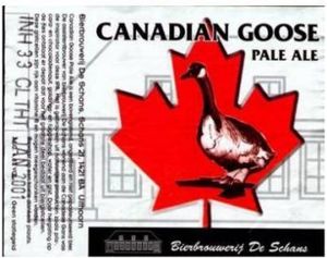 Drink Label: Canadian Goose (Brouwerij de Schans, NetherlandsCol:NL ...