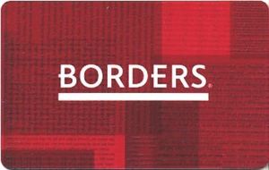 Gift Card: Borders (Borders, Australia(Borders) Col:AU-Borders-022a
