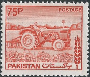 Briefmarke: Tractor (Pakistan(Pictorial Definitives of 1978-1981) Mi:PK ...