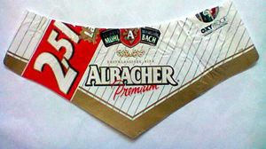 Drink Label: Albacher Original Premium (Romaqua Group S.A. Borsec ...