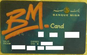 Bank Card: BM Card 1 (Banque Misr, EgyptCol:EG-GM-0005