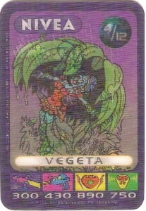 Game Card: Vegeta (3D cards - Spacix(Azura - Nivéa) Col:Spacix3D-040